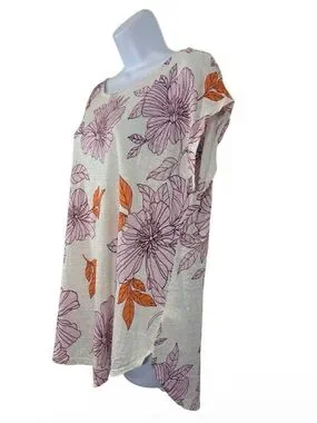 RACHEL Rachel Roy | Tops | Rachel Roy 0 Linen Floral Top Xl Mint Green ...